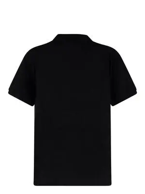 Polo Ralph Lauren Cotton Polo Shirt With Embroidered Logo - Black