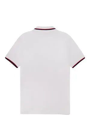 Polo Ralph Lauren Cotton Polo Shirt With Contrasting Profile - White