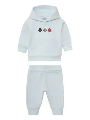 Moncler Logo Tennis Tracksuit - White