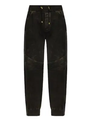 Balmain Vintage Effect Trousers - Black