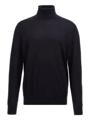 Zegna Zegna Roll Neck Knit Jumper Black