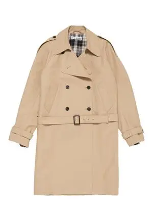 Acne Studios Double-breasted Belted Trench Coat - Nude