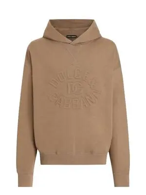 Dolce & Gabbana Oversize Logo Hoodie - Brown