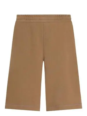 Dolce & Gabbana Logo Embossed Jogging Shorts - Brown