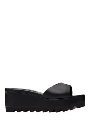 Stella McCartney Wedge Sandals - Black
