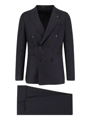 Tagliatore Double-breasted Two-piece Suits - Grey