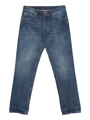 DONDUP Faded-effect Turn-up Jeans - Blu