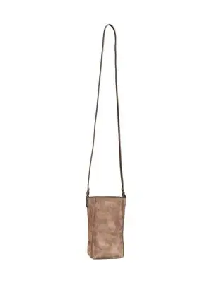 Brunello Cucinelli Logo Shoulder Bag - Brown