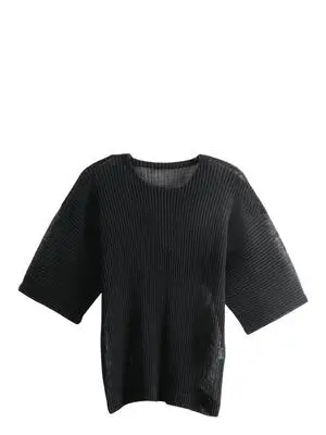 Issey Miyake Crew-neck T-shirt - Black