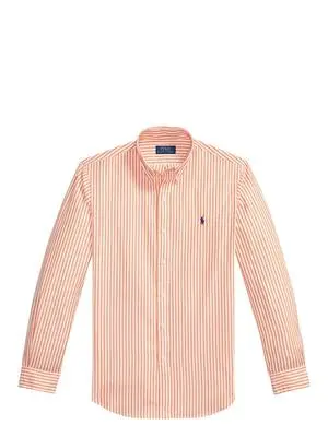 Polo Ralph Lauren Striped Long-sleeve Shirt - Orange