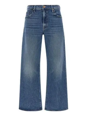 MOTHER The Mid Rise Maven Flood Jeans - Medium Blue