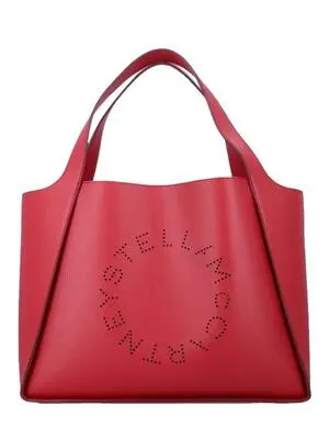 Stella McCartney Logo Cut-out Tote Bag - Red