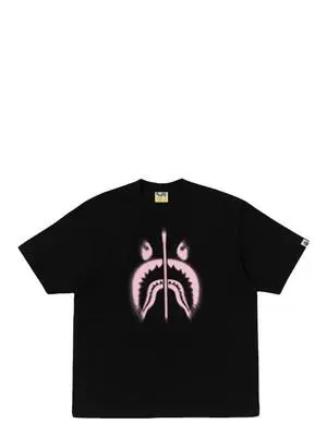A BATHING APE Spray Shark Relaxed Fit T-shirt - Black