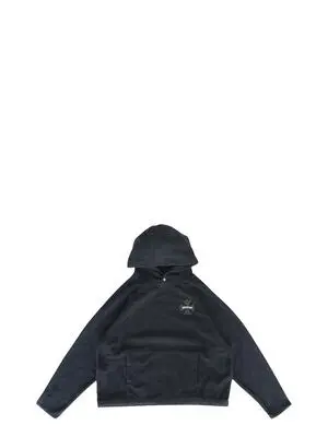 Chrome Hearts Cross Patch Fleece Hoodie - Black