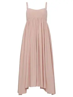 AZEEZA Azeeza Rachel Poplin Empire Midi Dress