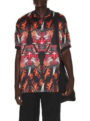 Y3 Satin Oni Jersey In Multi - Multicolour