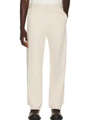 Moncler Cotton Twill Trousers - Tan