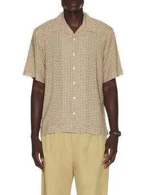 A.p.c. Bennet Shirt In White - Ecru