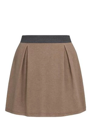 CONQUISTA Beige Mini Skirt - Brown