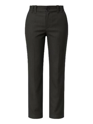 CONQUISTA Straight Leg Woven Pants - Black