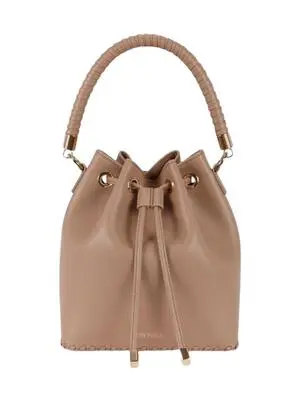 SAONARA BRAND Saonara Leather Bucket Bag - Black