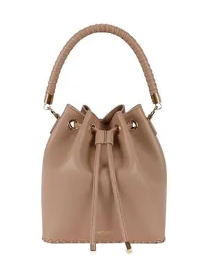SAONARA BRAND Saonara Leather Bucket Bag - Black