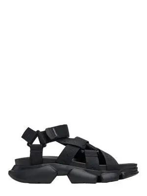 Undercover Cross-strap Sandals - Black