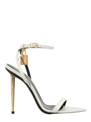 TOM FORD Padlock Pointy Naked Sandals - No