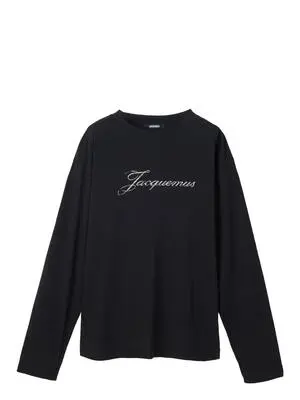 Jacquemus Long-sleeved T-shirt - Black