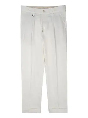 PAOLO PECORA MILANO Pantalone Chino Relaxed Fit - White