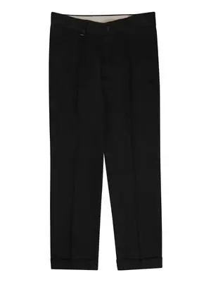 PAOLO PECORA MILANO Pantalone Chino Relaxed Fit - Black