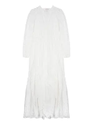 MC2 SAINT BARTH Long "sylvia" Dress - White
