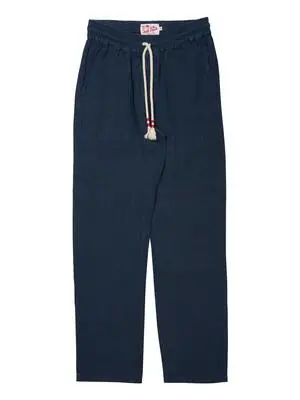 MC2 SAINT BARTH Calais" Linen Trousers - Blue