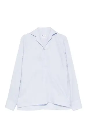 DOPPIA A Lightweight Casual Shirt For - Light Blue