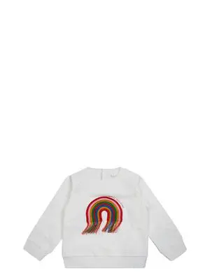 Stella McCartney Mini Rainbow Cozy Sweatshirt - Bianco