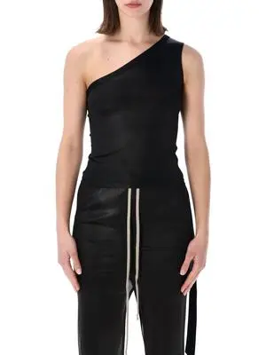 Rick Owens One-shoulder Fitted Top - Black