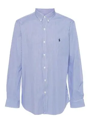 Ralph Lauren Classic Stretch Shirt For Slim Fit - Navy