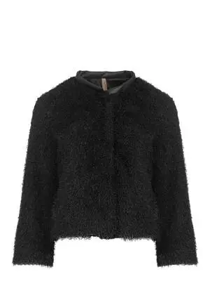 CONQUISTA Conquista Bolero With Leather Look Detail
