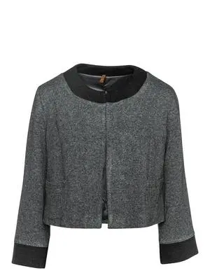 CONQUISTA Long Sleeve Bolero Jacket - Grey