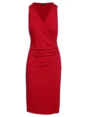 CONQUISTA Conquista Sleeveless Wrap Dress