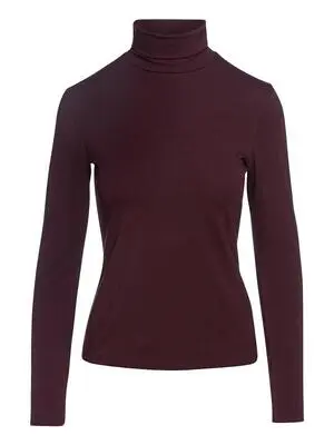 CONQUISTA Turtleneck Top - Brown