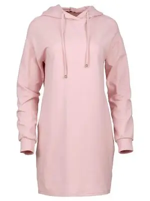 CONQUISTA Hooded Mini Dress - Pink