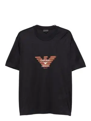 Emporio Armani Logo T-shirt - Blue