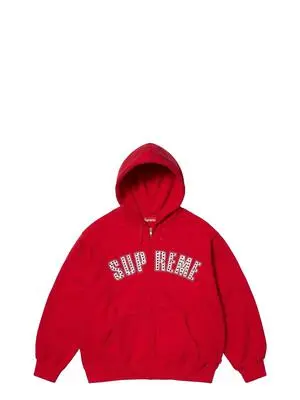Supreme X B.b. Simon Zip Up Hooded Sweatshirt - Red