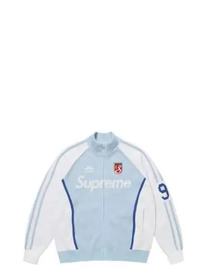Supreme X Umbro Zip Up Sweater - Light Blue