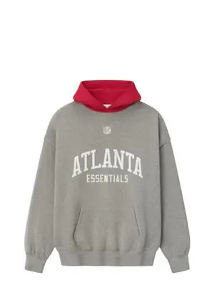 Fear Of God Fear Of God Essentials Falcons Hoodie Dark Heather/red