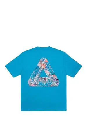 PALACE Fw21 Tri-sticker Pack Logo T-shirt - Blue