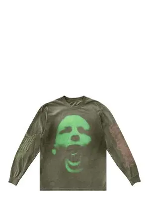 TRAVIS SCOTT X Nike T-rexx Logo Long-sleeve T-shirt - Green