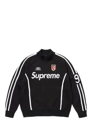 Supreme X Umbro Zip Up Sweater - Black