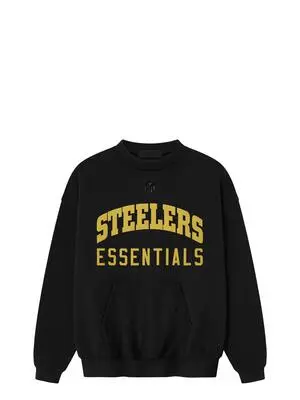 Fear Of God X Nfl Pittsburgh Steelers Sport Crewneck - Black